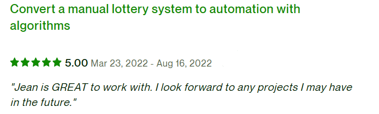 Predictive Algorithm Design And Development For Lottery Games Mathematical Consulting